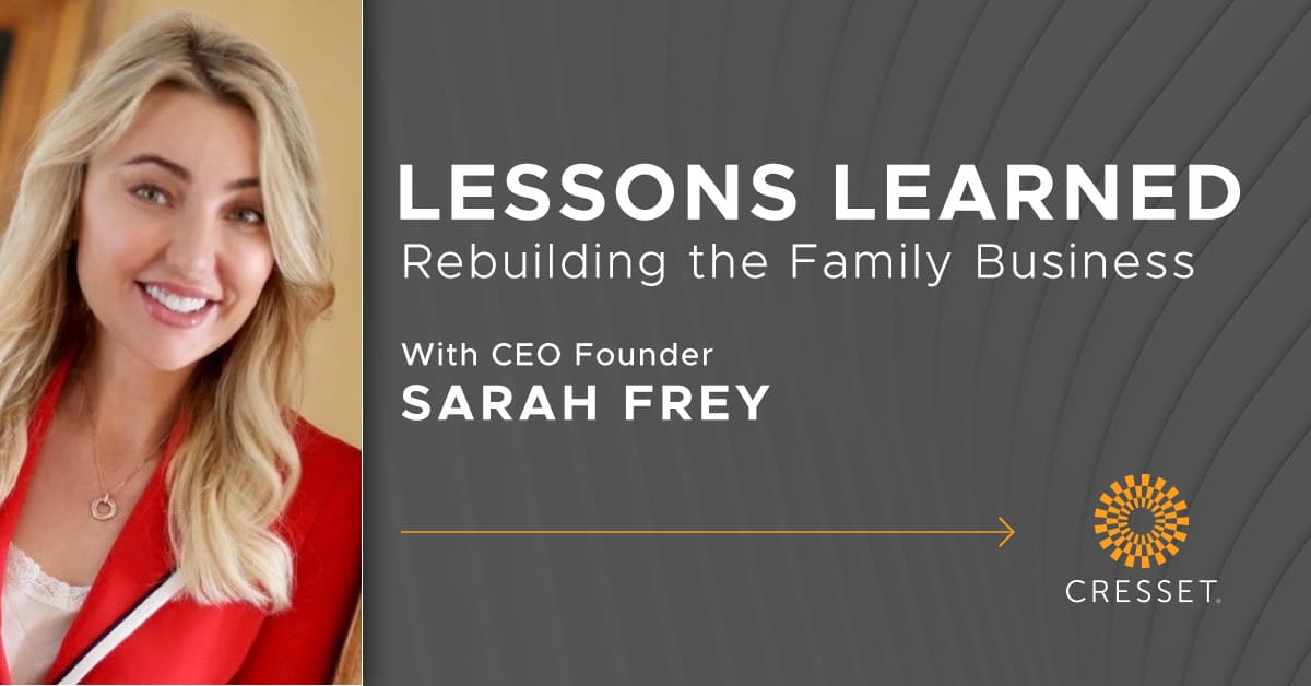 A Conversation with Frey Farms CEO Sarah Frey | Cresset
