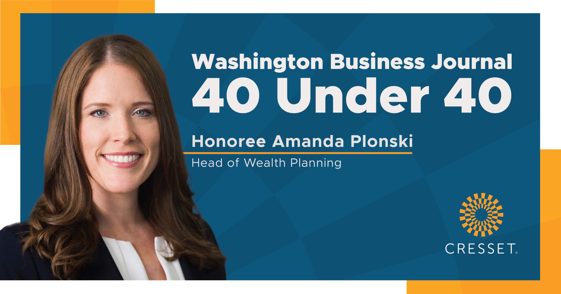 Amanda Plonski named "40 Under 40" by Washington Business Journal