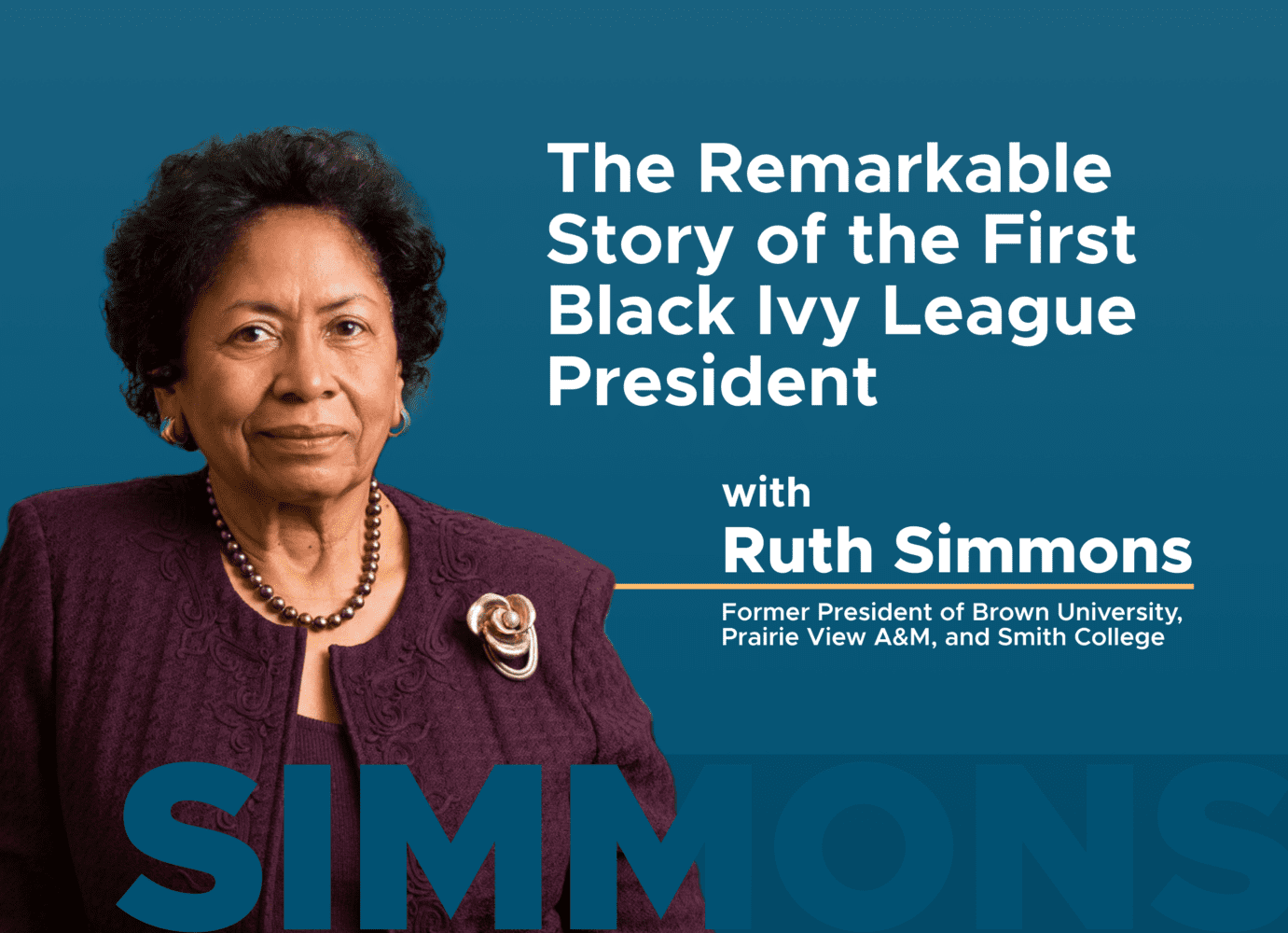 The Remarkable Story of Ruth Simmons | Cresset