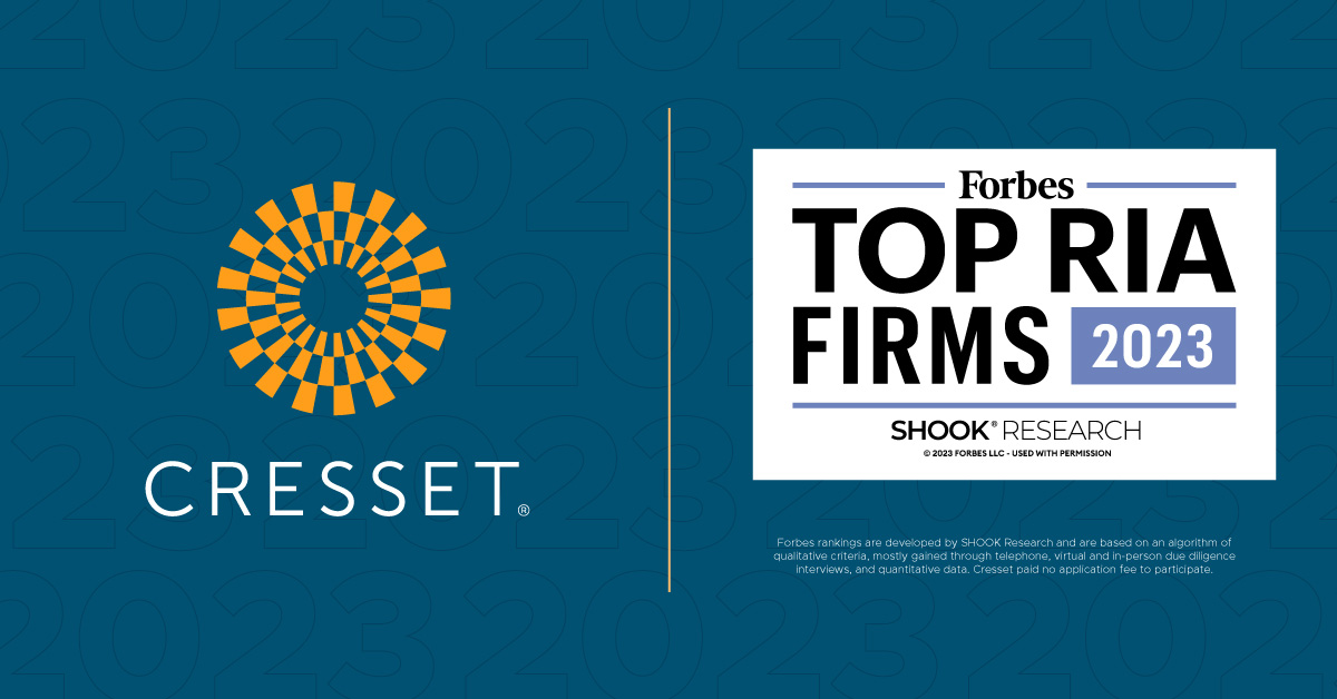 Forbes Names Cresset One of America’s Top RIA Firms | Cresset