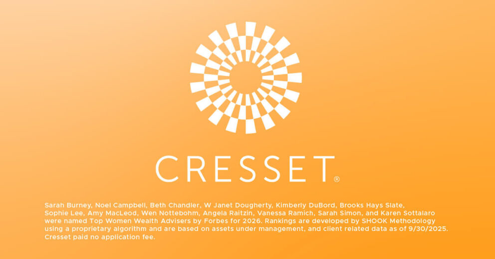 Forbes Names 13 Cresset Advisors to 2026 Top Women Wealth Advisors List